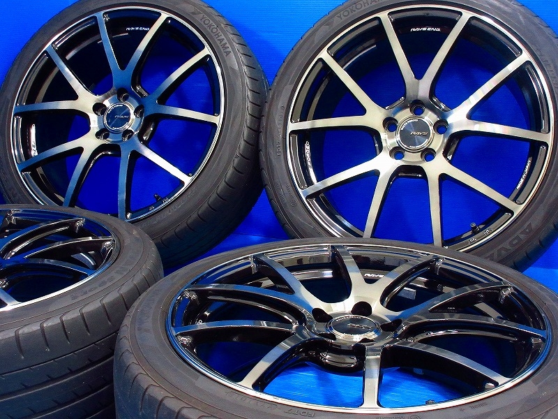 希少！軽量鍛造品☆RAYS WALTZ FORGED S5-R レイズ ヴァルツフォージド 18インチ7.5J+48 PCD5穴100 86 ...