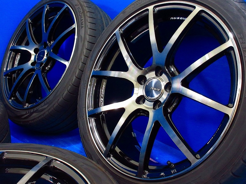 希少！軽量鍛造品☆RAYS WALTZ FORGED S5-R レイズ ヴァルツフォージド 18インチ7.5J+48 PCD5穴100 86 ...